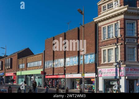 Shops in Dudley High Street, Dudley, West Midlands Stock Photo - Alamy