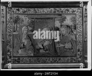 Birth of Christ from cathedral museum of Vienna on postage stamp Stock ...