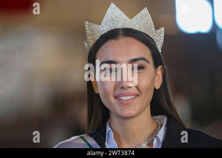 The newly elected to the Miss Italia 2021 beauty contest, Zeudi Di ...