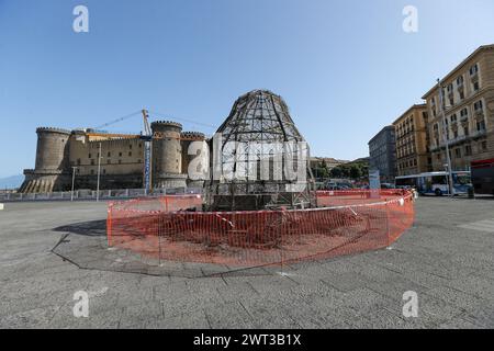 The structure of the giant Venus of the Rags by Michelangelo Pistoletto ...