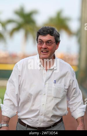 Pittsburgh Pirates owner Bob Nutting visits the field for pre-game ...