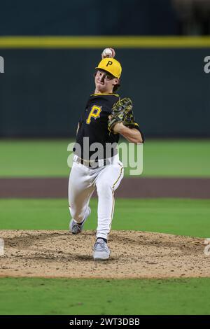 Pittsburgh Pirates pitcher Bubba Chandler delivers to Houston Astros ...
