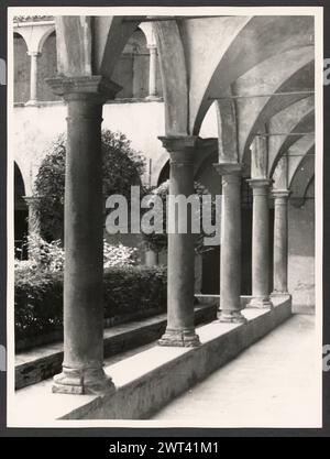 The Romanesque crucifix (12th century), wooden sculpture covered in ...