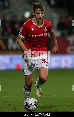 Wrexham's Max Cleworth during the Sky Bet Championship match at SToK ...