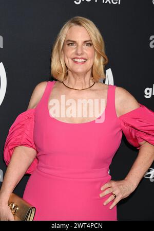 President and CEO of GLAAD Sarah Ellis arrives for the 2022 White House ...