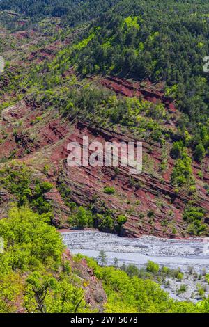 Gorges Du Daluis Regional Nature Reserve, Var river, Alpes-Maritimes ...