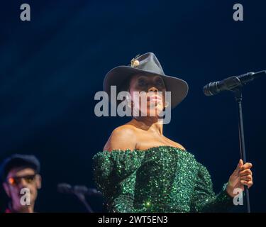LEEDS, UK. 15th March 2024. Simple Minds Global Tour 2024 Acoustic ...