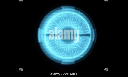 Eye scan, conceptual illustration Stock Photo - Alamy