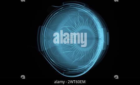 Eye scan, conceptual illustration Stock Photo - Alamy