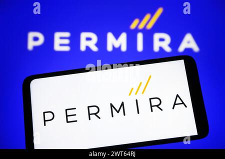 Ukraine. 16th Mar, 2024. In this photo illustration, OnlyFans logo is ...