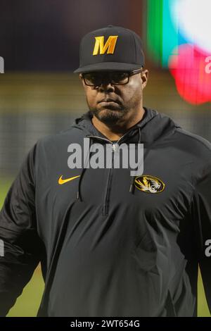 March 15, 2024: Tigers Head Coach Kerrick Jackson glances towards the ...