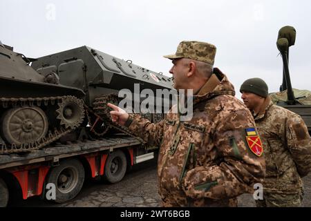 Non Exclusive: ODEA, UKRAINE - MARCH 14, 2024 - Commander of the ...