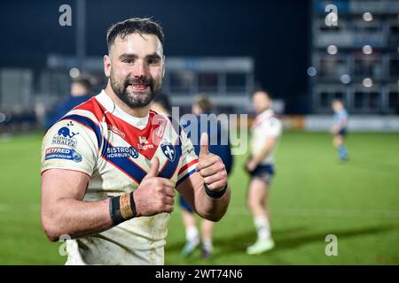 Wakefield, England - 15th March 2024 Wakefield Trinity's Mason Lino ...