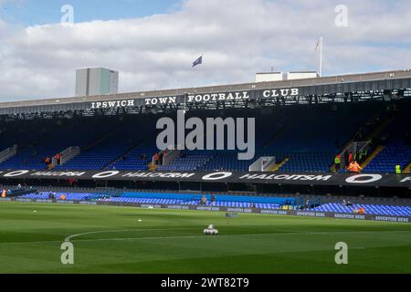 A general view of Ipswich Town FC stadium after 5-0 during the Sky Bet ...