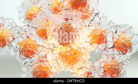 Weight loss. fat burn in human tissue, Adipose connective tissue, fat ...