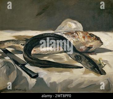 Édouard Manet. Fish (Still Life). 1864. France. Oil on canvas Although ...