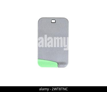Plastic key card from car isolated on white background Stock Photo - Alamy
