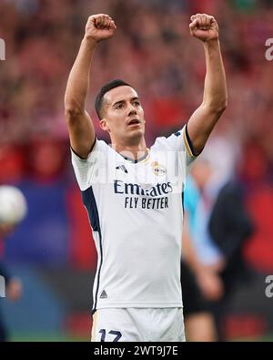 Lucas Vazquez of Real Madrid in action during the Spanish league, La ...