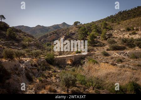 Route to the Tibi Reservoir in Alicante. Spain Stock Photo - Alamy