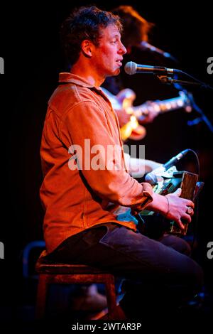 Edinburgh, Scotland. Sat 16 March 2024. Scottish singer-songwriter Finn ...