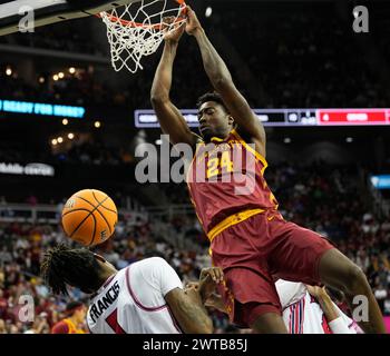 Iowa State forward Hason Ward (24) and Central Florida forward Omar ...