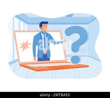 Unknown Icon .Man with Question Mark headed Stock Vector Image & Art ...