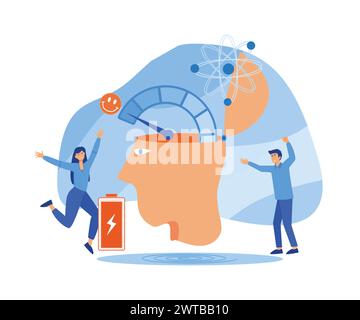 woman with panic mood character Stock Vector Image & Art - Alamy