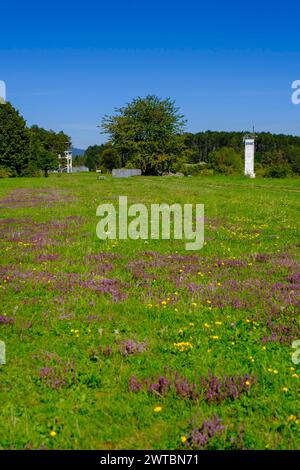 Point Alpha memorial near Geisa, border tower and border fortifications ...