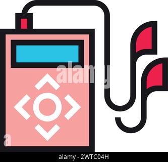 music player mp3 device icon Stock Vector Image & Art - Alamy