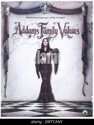 Addams Family Values poster Stock Photo - Alamy