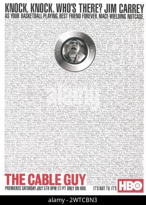 Jim Carrey Film Poster Film The Cable Guy (USA 1996) Director: Ben ...