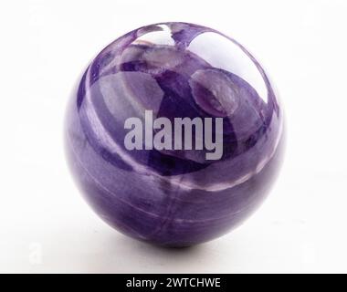 closeup of sample of natural mineral from geological collection ...