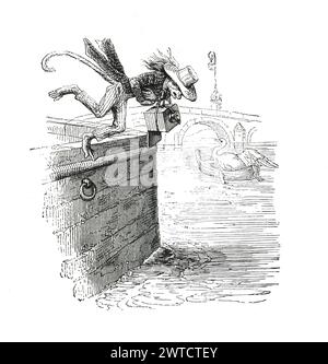 Anthropomorphic animals. humanized monkey. ape or monkey as a witch ...