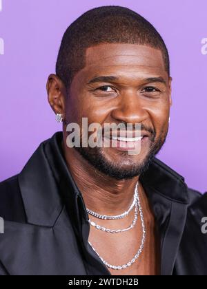 Usher arrives at the 55th NAACP Image Awards on Saturday, March 16 ...