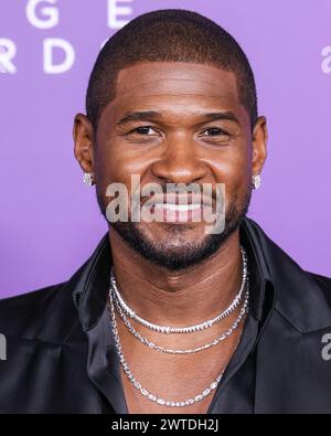 Usher arrives at the 55th NAACP Image Awards on Saturday, March 16 ...