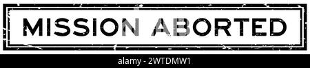 Grunge black mission word rubber seal stamp on white background Stock ...