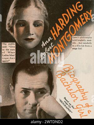 BIOGRAPHY OF A BACHELOR GIRL, Ann Harding, 1935 Stock Photo - Alamy