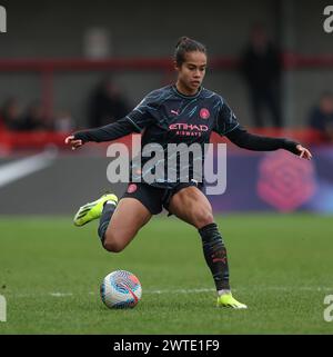 Manchester City's Mary Fowler during the Adobe Women's FA Cup quarter ...