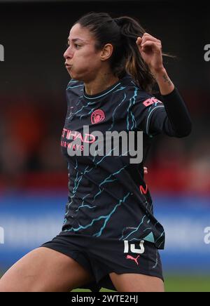 Manchester City's Leila Ouahabi during the Barclays Women's Super ...