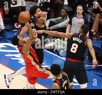 New Orleans Pelicans forward Trey Murphy III (25) shoots against the ...