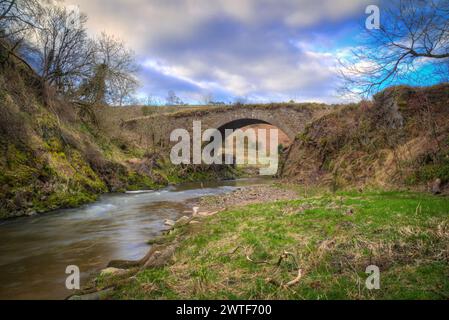 old bridge of castleton king edward aberdeenshire scotland Stock Photo ...