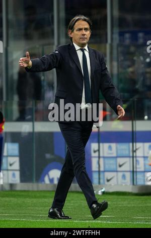 Simone Inzaghi head coach of Fc Internazionale Milano during the Serie ...