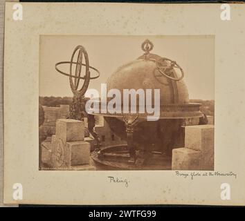 The armillary sphere at The Ancient Observatory Beijing China Stock ...
