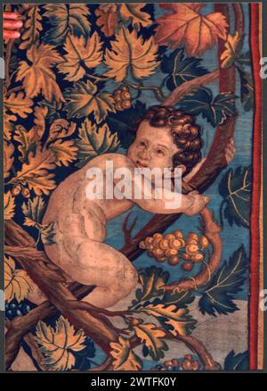 Children playing among trellises. Giulio Romano (Italian, 1492/99-1546 ...