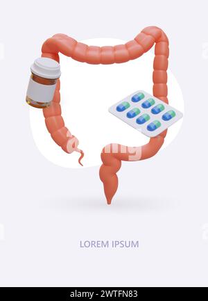 Digestive system treatment and hospital checkup, gastroenterology ...