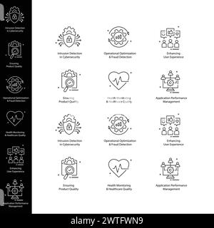 AI Powered Anomaly Detection Vector Icons Safeguarding Your Systems ...