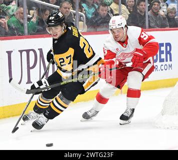Pittsburgh Penguins' Ryan Graves during the second period of an NHL ...