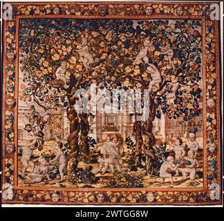 Children playing among trellises. Giulio Romano (Italian, 1492/99-1546 ...