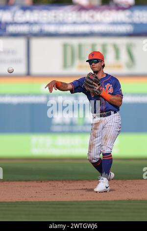 St. Lucie Mets first baseman Randy Guzman (44) during an MiLB Florida ...