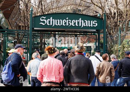 Season opening of the Schweizerhaus in the Prater on Friday, 15 March ...